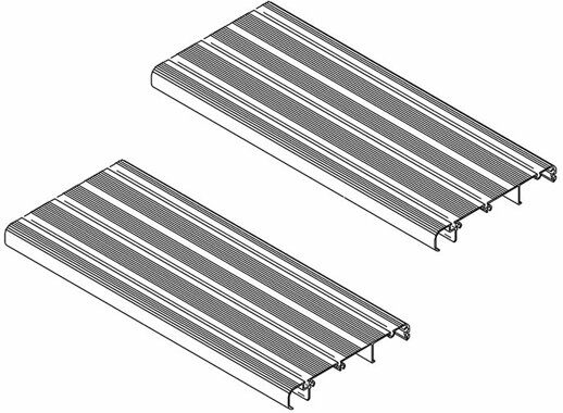 Thule-Omnistor Trittbrett Thule Double Step 12V 440 Alu, 2 Stück ...